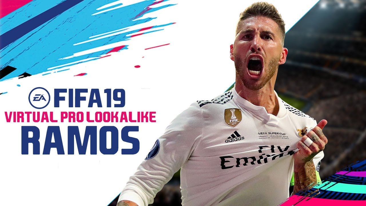 FIFA 19 | VIRTUAL PRO LOOKALIKE TUTORIAL - SERGIO RAMOS - YouTube