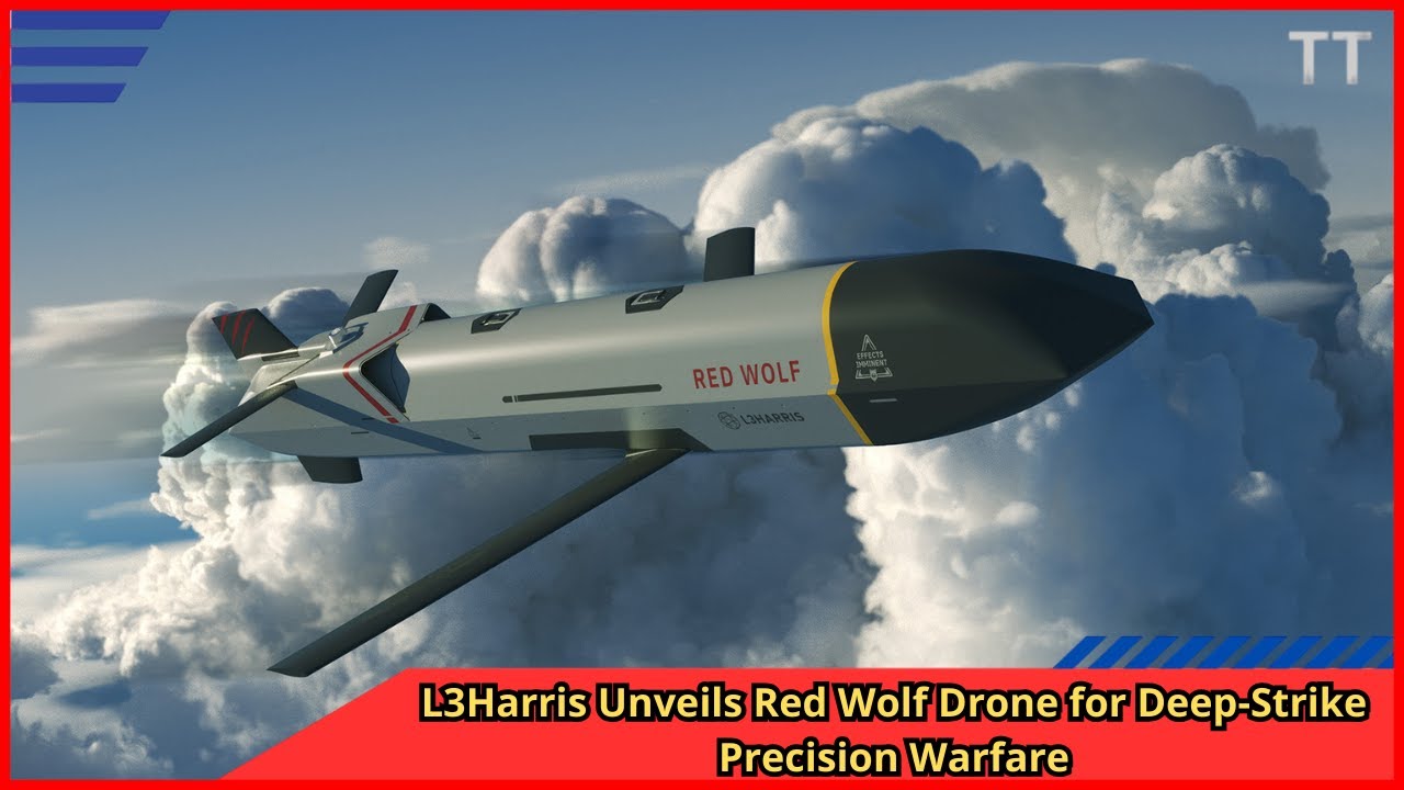 L3Harris Unveils Red Wolf Drone for Deep Strike Precision Warfare - YouTube