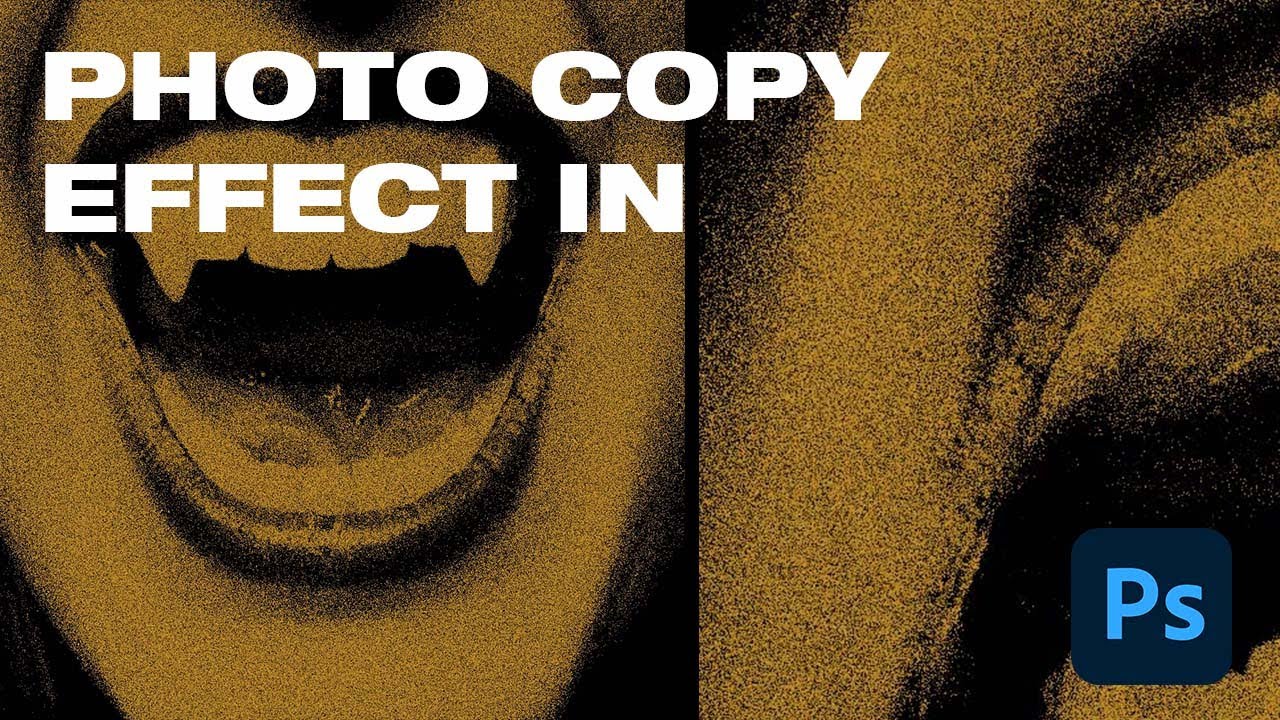 Realistic PHOTO COPY EFFECT(Easy) | Tutorial Photoshop - YouTube