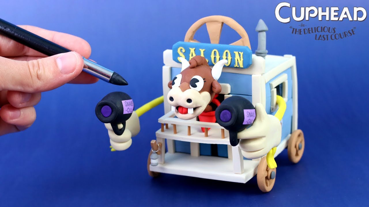 Making Esther Winchester From Cuphead DLC - Polymer Clay Tutorial - YouTube