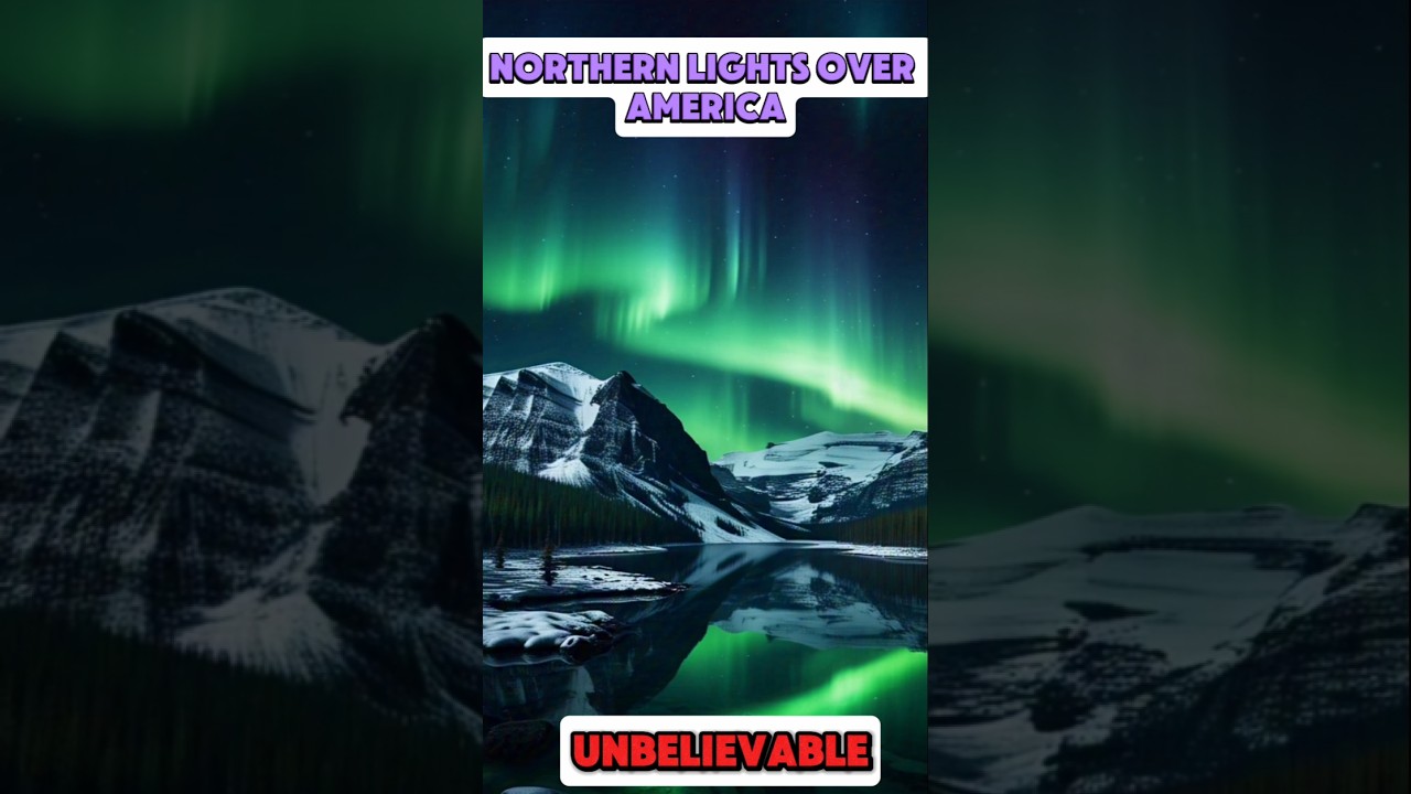 Northern Lights Over America? Here’s Why!”#short#space #youtube - YouTube