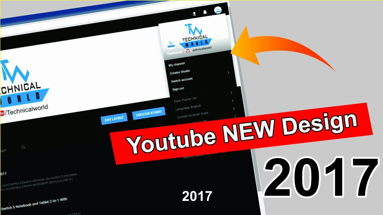 how to get NEW 2017 youtube material design on any Web | Android phone ...