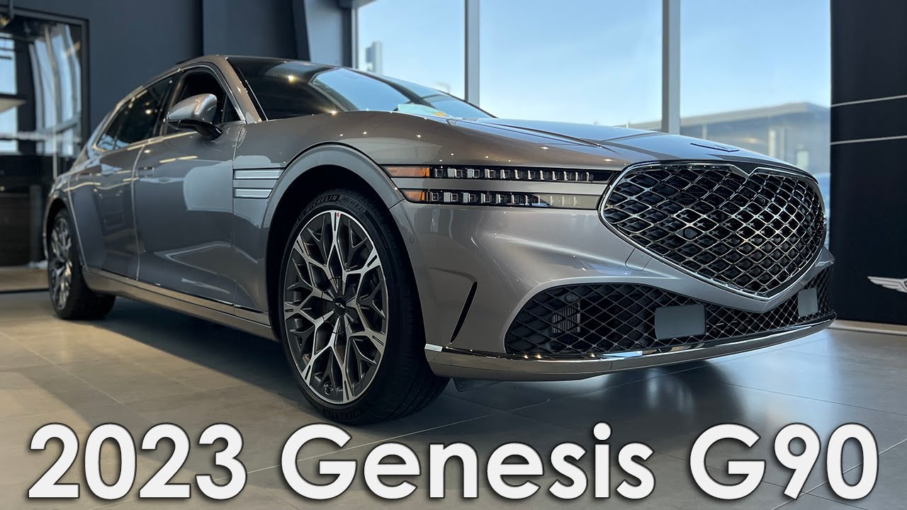 Ultra-Luxury Flagship Sedan 2023 Genesis G90- Walkaround, Interior and ...