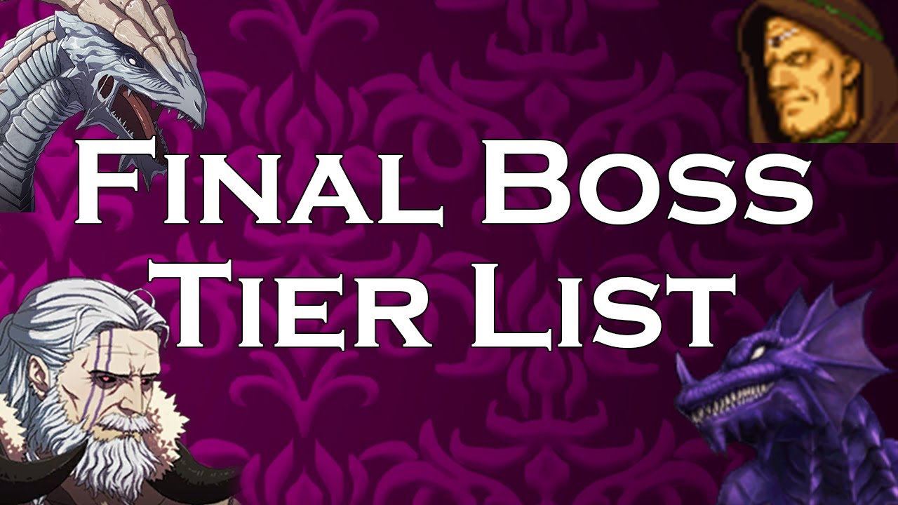 Final Boss Tier List! (Fire Emblem) - YouTube