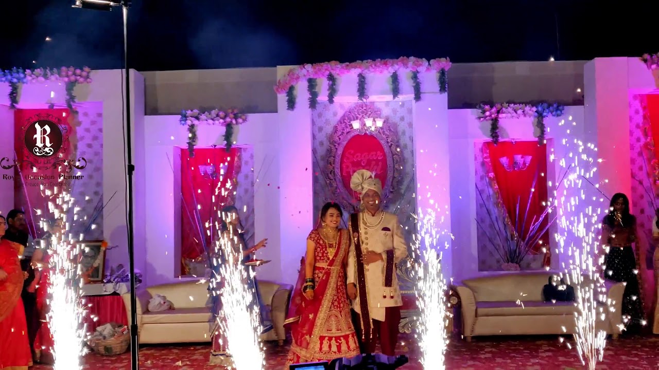 Cold Pairo welcome of Groom and Bride on stage || by Royal Occasion ...