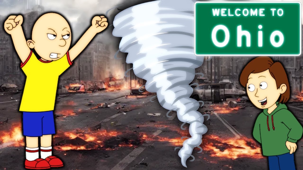 Caillou Creates A Tornado in Ohio/Ungrounded - YouTube