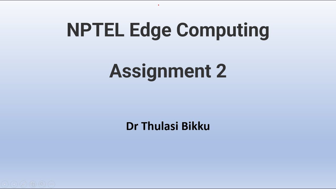 Edge Computing Week 2 Assignment 2 - YouTube