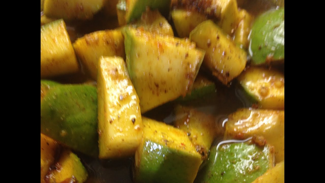 Mango Pickle Recipe| Kittyz Kitchen - YouTube