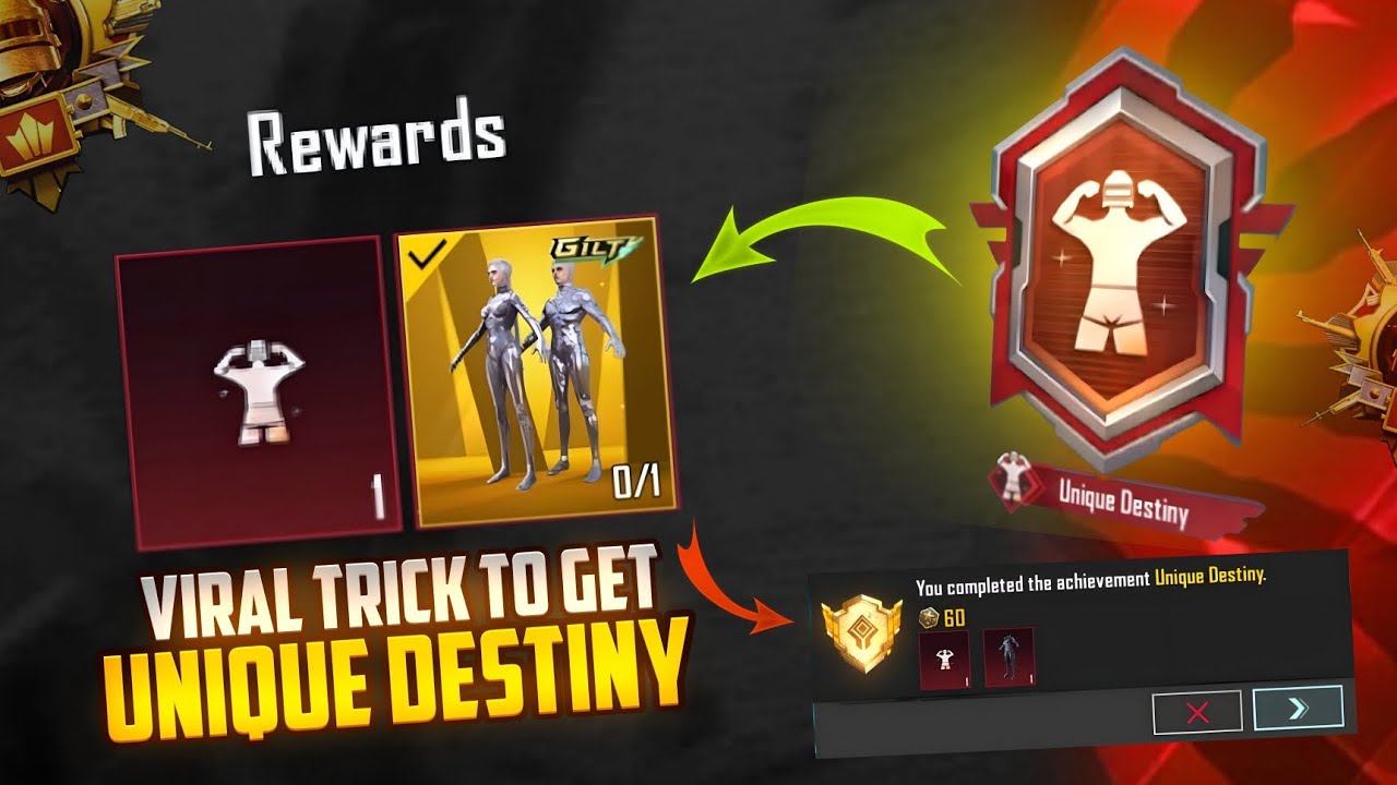 🔥 How to Get UNIQUE DESTINY Title 😱 | New Viral Trick | BGMI 🔥 - YouTube