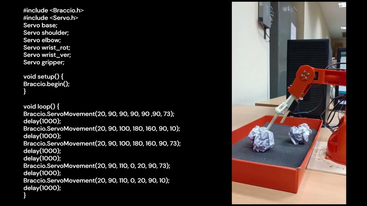 Robotic Arm Object Picker | Tinkerkit Braccio Robotic Arm - YouTube
