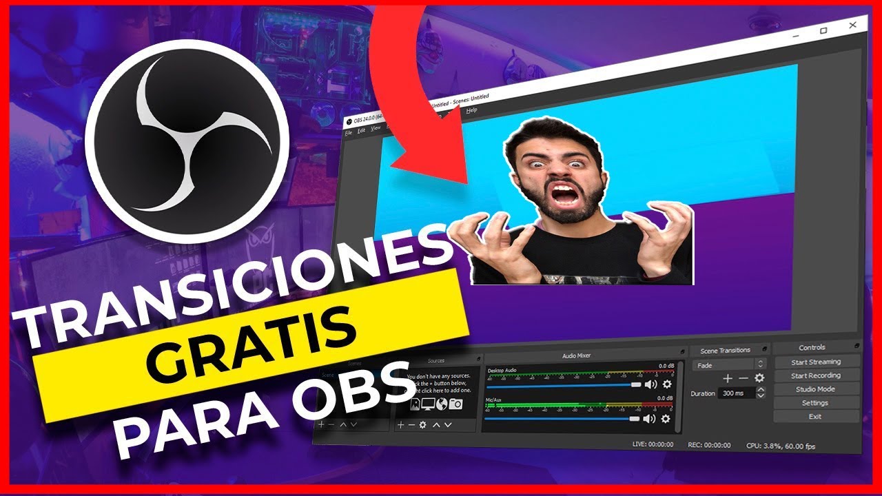 CÓMO PONER TRANSICIONES en DIRECTOS de Twitch, Facebook Gaming, Youtube ...