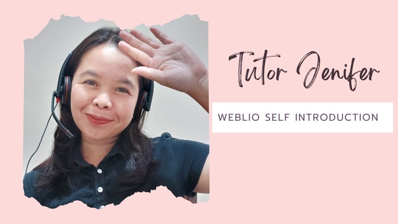 Weblio Self Intro - YouTube