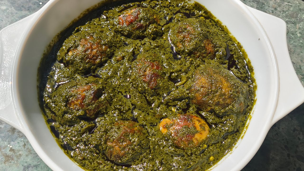 Dagith haakh te zombre thool |Kashmiri dagith haakh thool| mashed ...