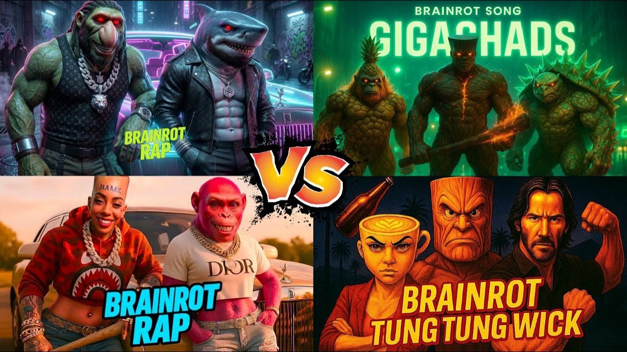 2 X BARINOT 🆚 2 X BARINOT GIGACHADS 🆚 BRR BRR PATAPIM 🆚 TRALALERO ...