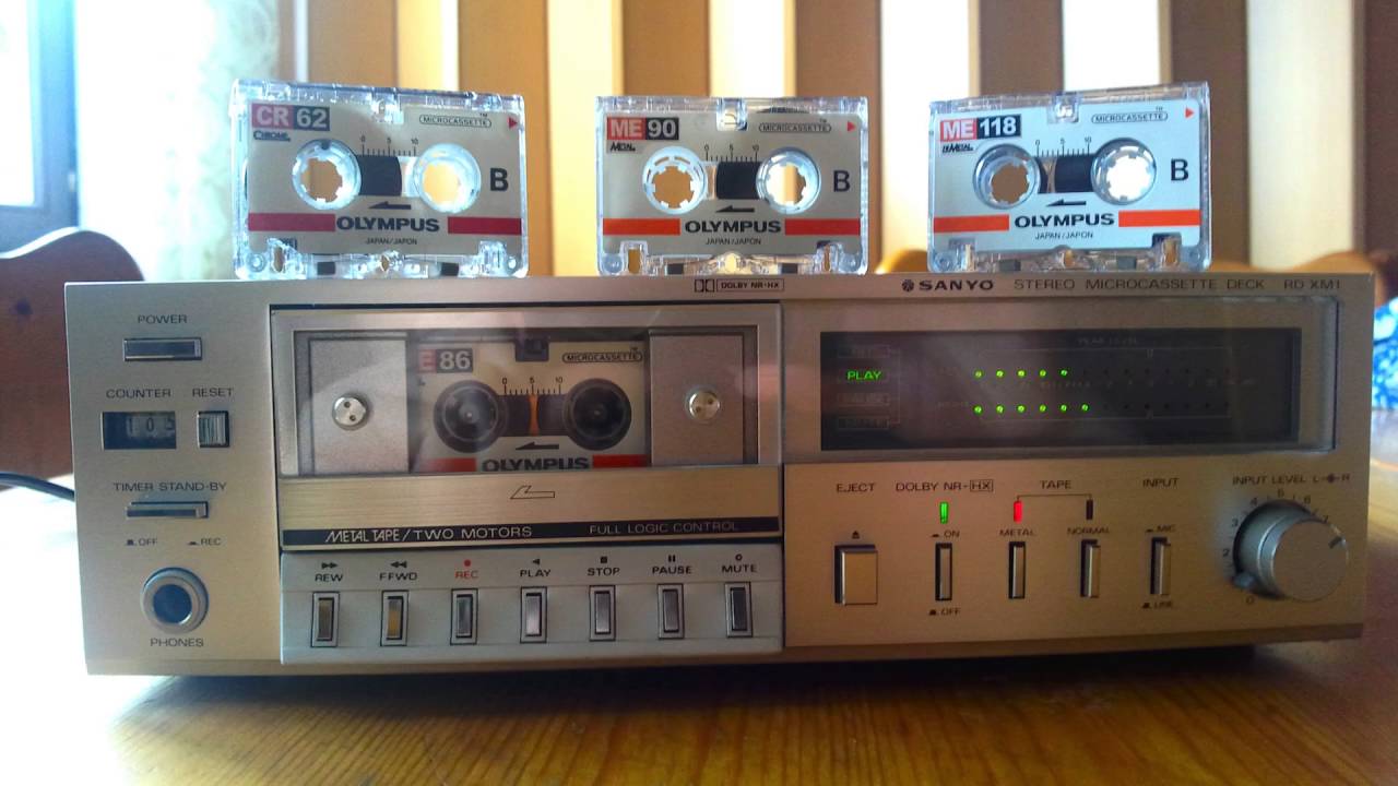 Sanyo RD-XM1 Stereo Microcassette Recording 3 - YouTube