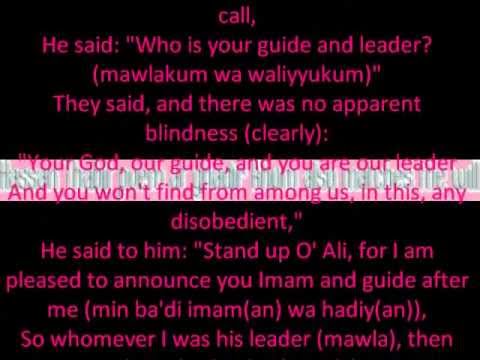 sahaba-hassan thabits poem matches the will left by Rasul(dua) on the ...