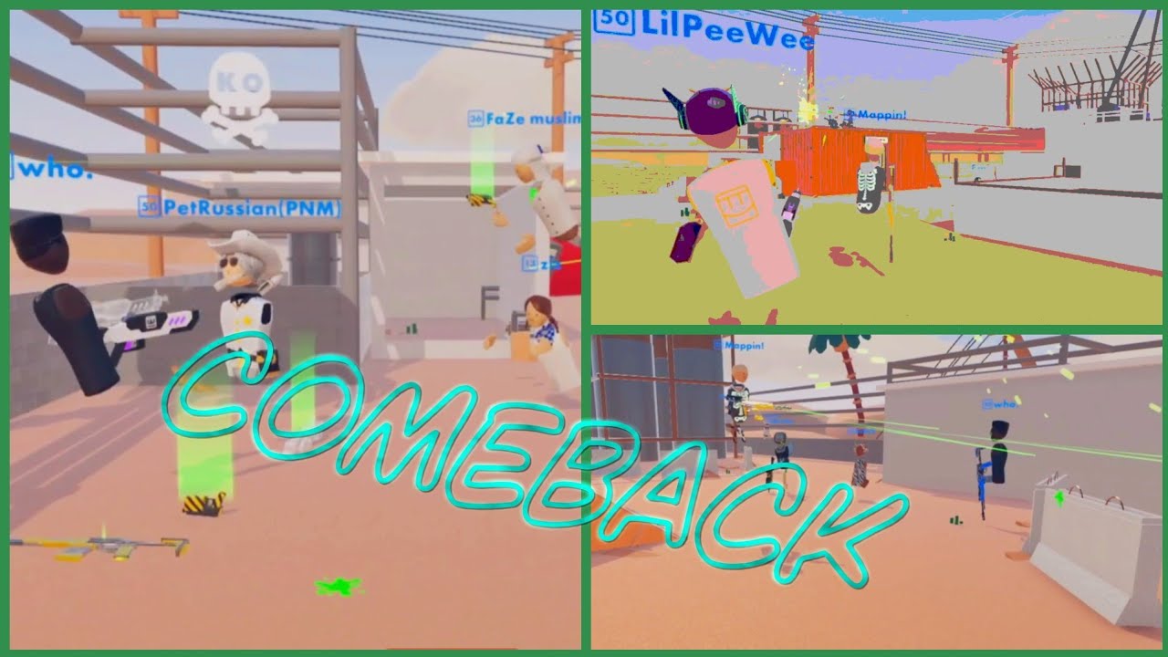 Rec Room Rust Comeback - YouTube