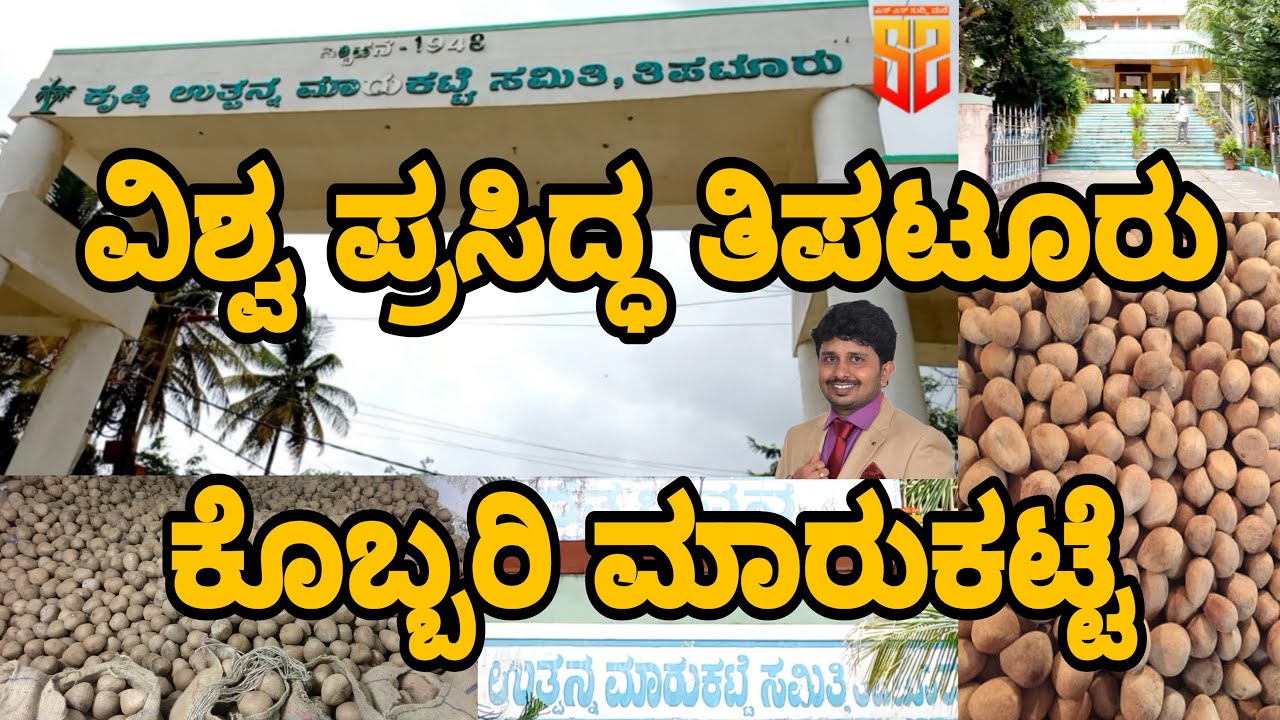 ವಿಶ್ವ ಪ್ರಸಿದ್ಧ ತಿಪಟೂರು ಕೊಬ್ಬರಿ ಮಾರುಕಟ್ಟೆ | World famous Copra market ...