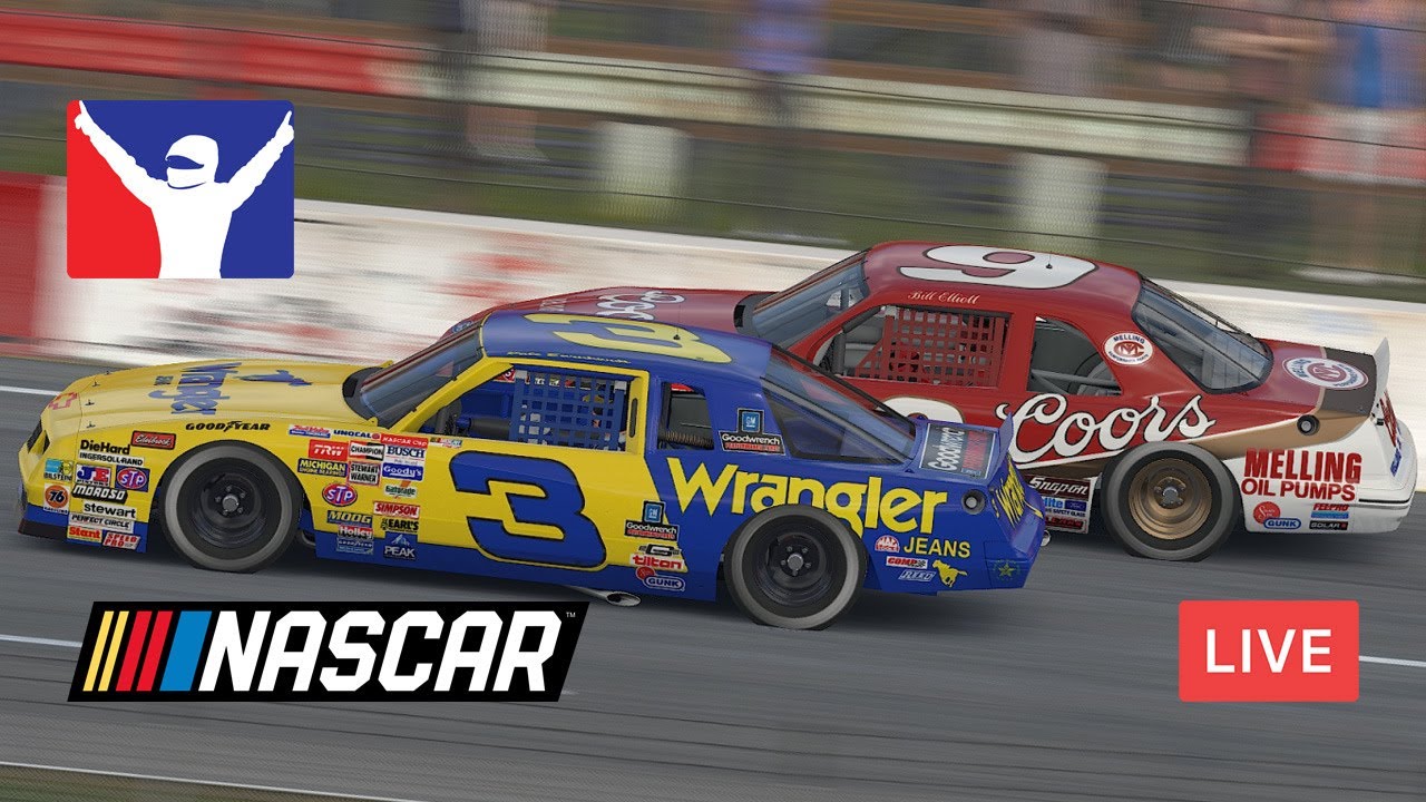 ЛЕГЕНДЫ NASCAR 1987 @ Charlotte Motor Speedway - iRacing - YouTube