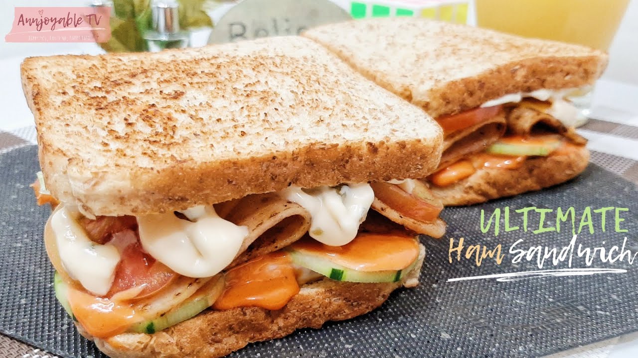 HOW TO MAKE ULTIMATE HAM SANDWICH | ONE PAN SANDWICH RECIPE [English ...