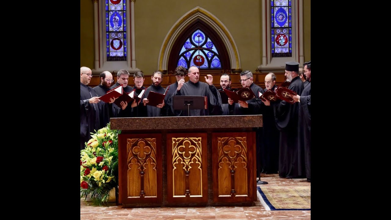 Byzantine Choir of the Greek Orthodox Archdiocese of America honors ...