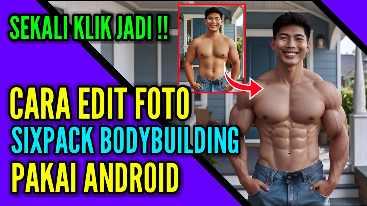 CARA EDIT FOTO BEROTOT & SIXPACK PAKAI AI! Edit Body Bodybuilding ...