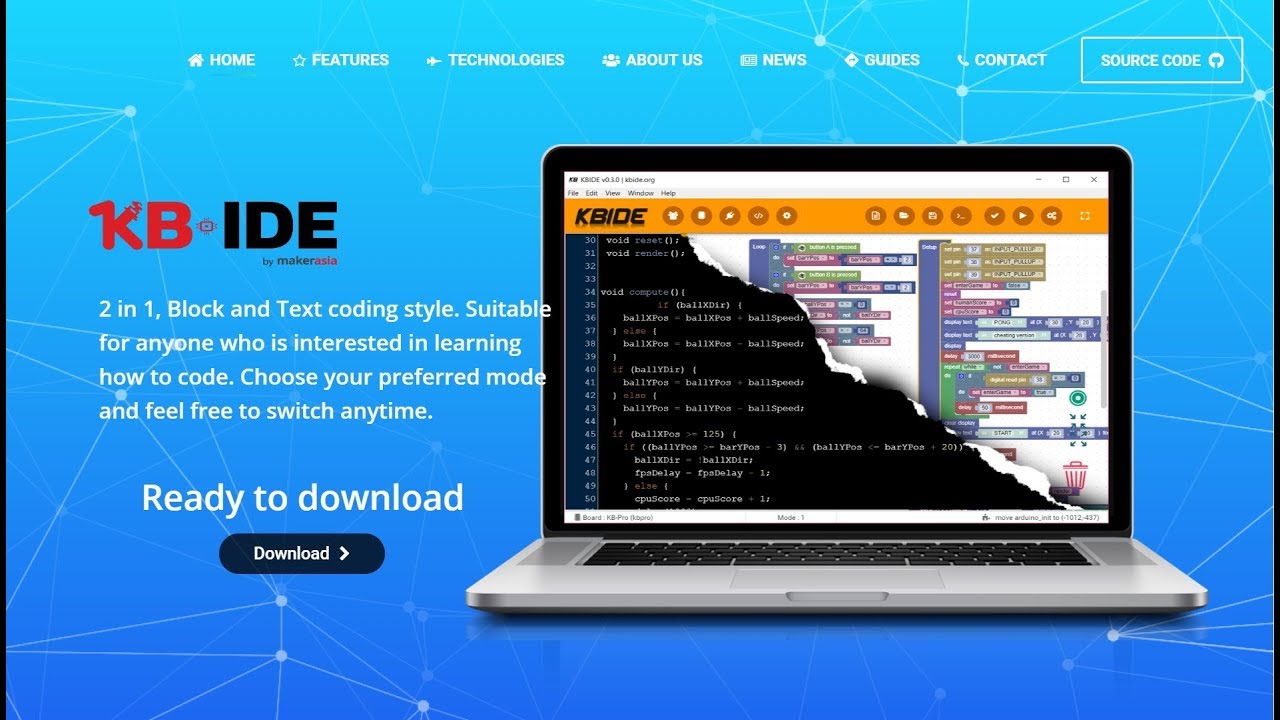 KB-IDE First Impression : เขียนโปรแกรมลงบอร์ดง่ายแค่คลิก [คันทรีโชว์ ...