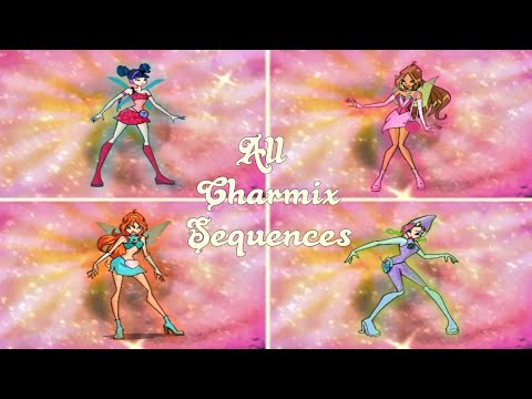 Winx Club: All Charmix transformations ✨