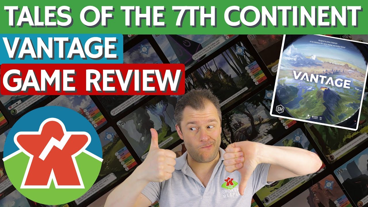 Vantage - Board Game Review - Tales of the 7th Continent - YouTube