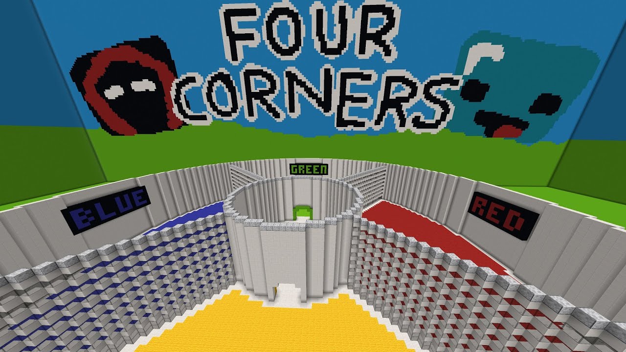 Extreme 4 Corners in Minecraft - Challenge - YouTube