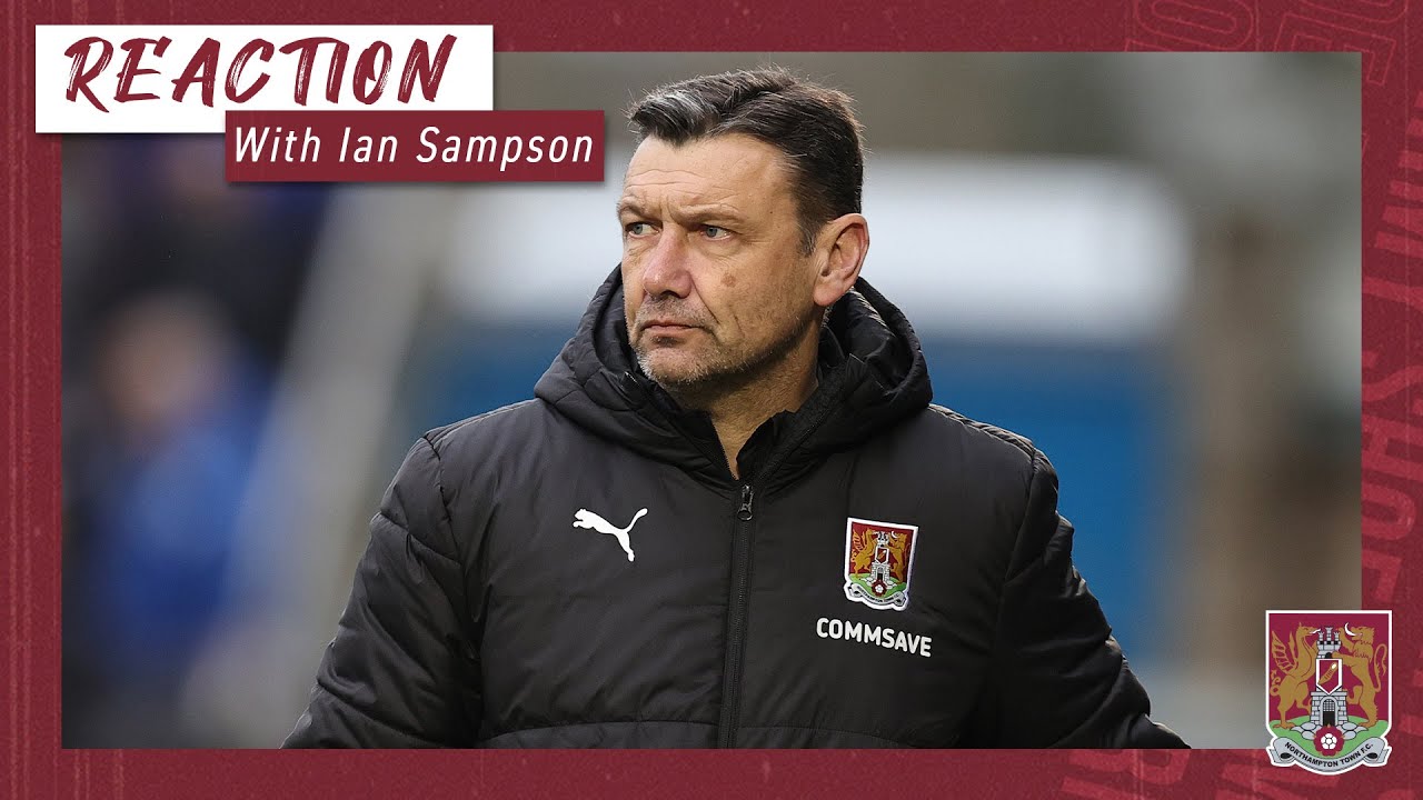 Ian Sampson speaks to BBC Radio Northampton after the win over Bristol ...