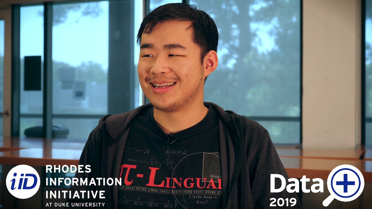 Duke Data+ 2019: Meet Vincent Wang - YouTube