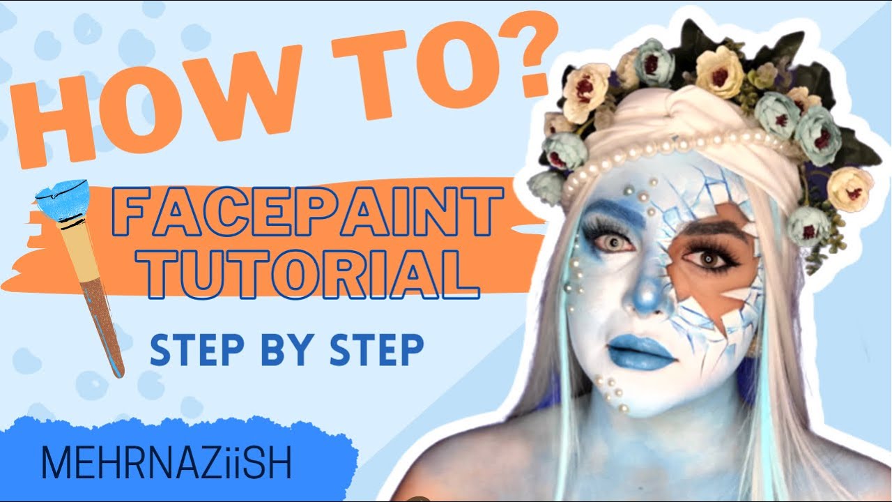 winter makeup face paint tutorial step by step make up looks ️ - YouTube