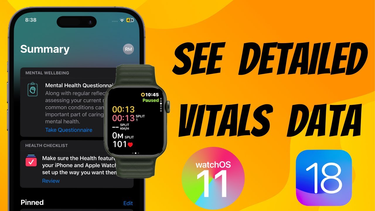 How to Check Detailed Vitals Data in iOS 18 & watchOS 11 - YouTube