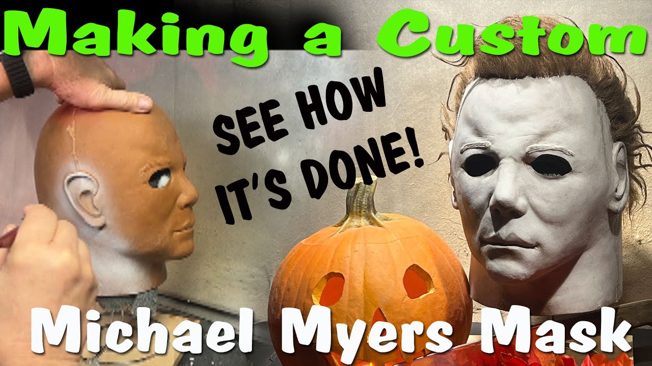 Making a custom MICHAEL MYERS MASK for Michael Myers of Decatur JR ...