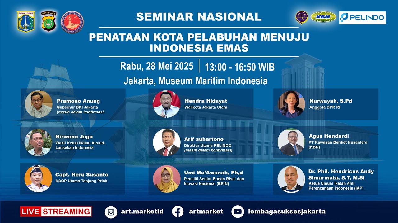 Seminar Nasional Kebangkitan Maritim Nusantara Tema: Penataan Kota ...