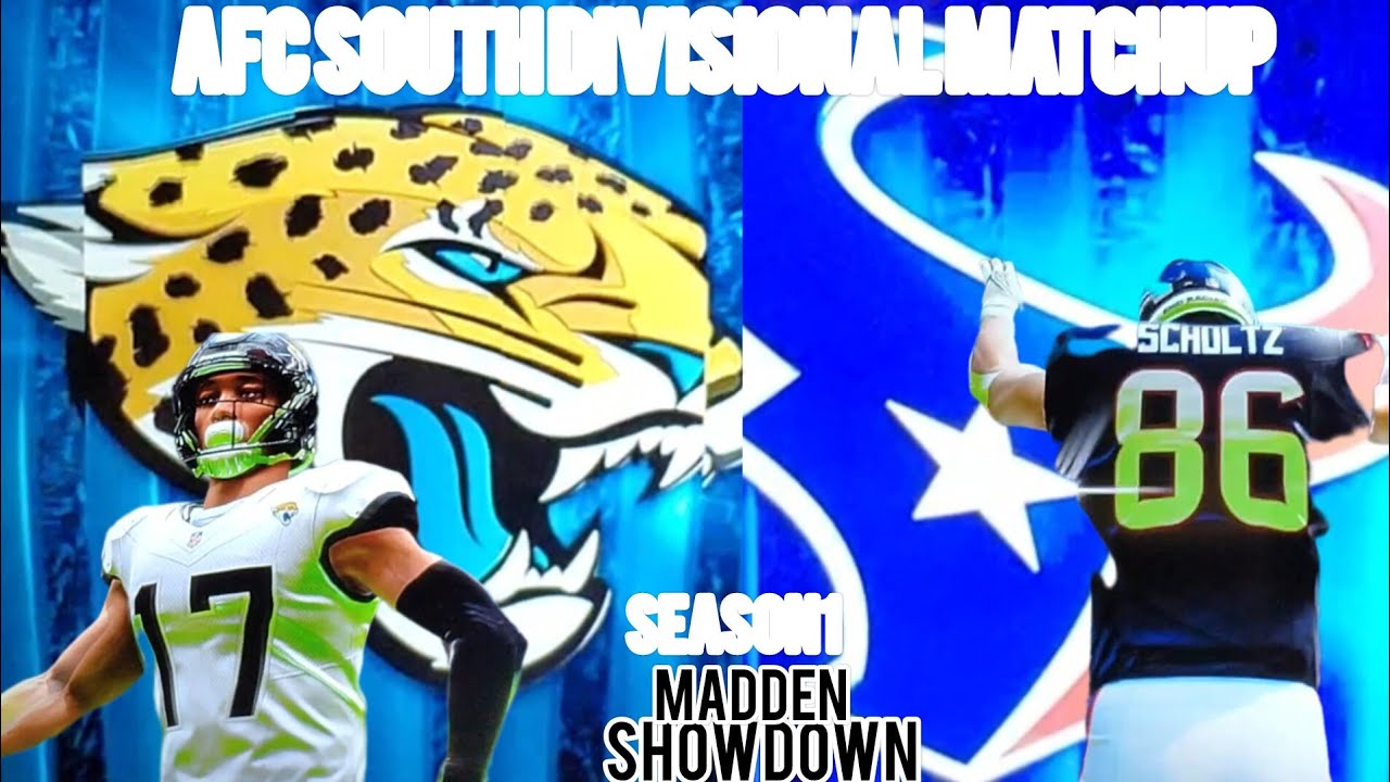 MADDEN SHOWDOWN SEASON 1. JAGUARS @ TEXANS. - YouTube