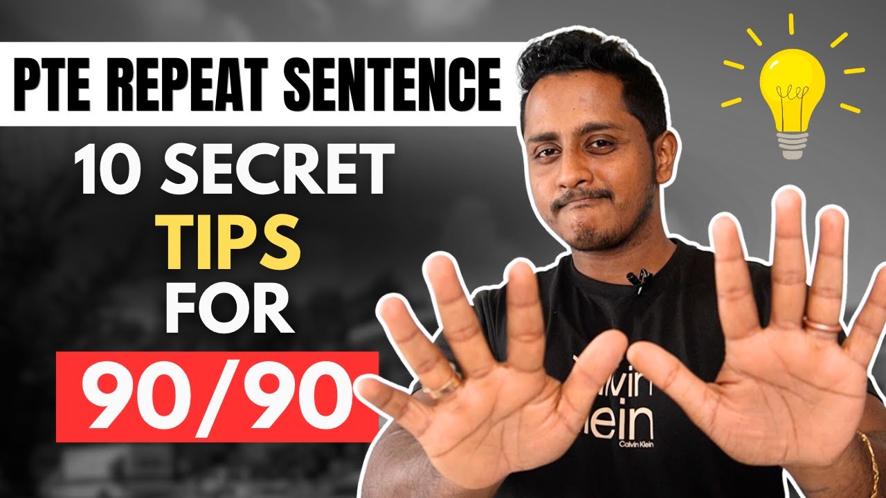 PTE Repeat Sentence - 10 Secret Hidden Premium Tips Score 90/90 ...
