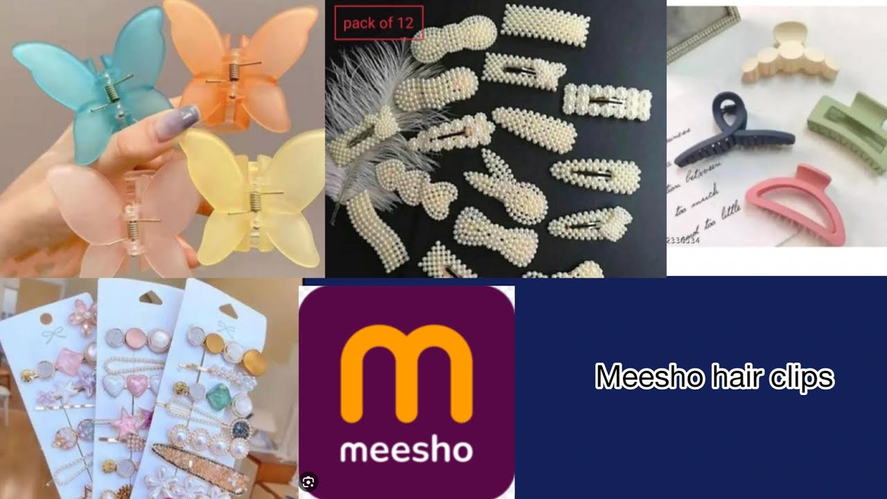 Meesho hair clips unboxing video 🥰🤩😍 - YouTube