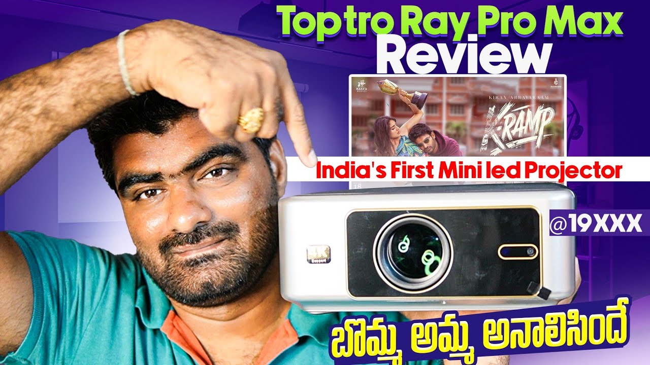 Toptro Ray pro Max Review | India's First Mini Led Projector - YouTube