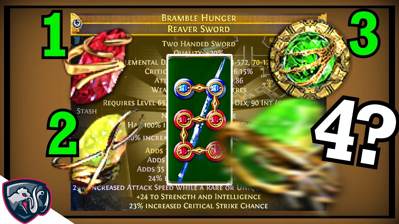 Here are all the builds I've tried with the 3k DPS sword (PoE 3.25 ...