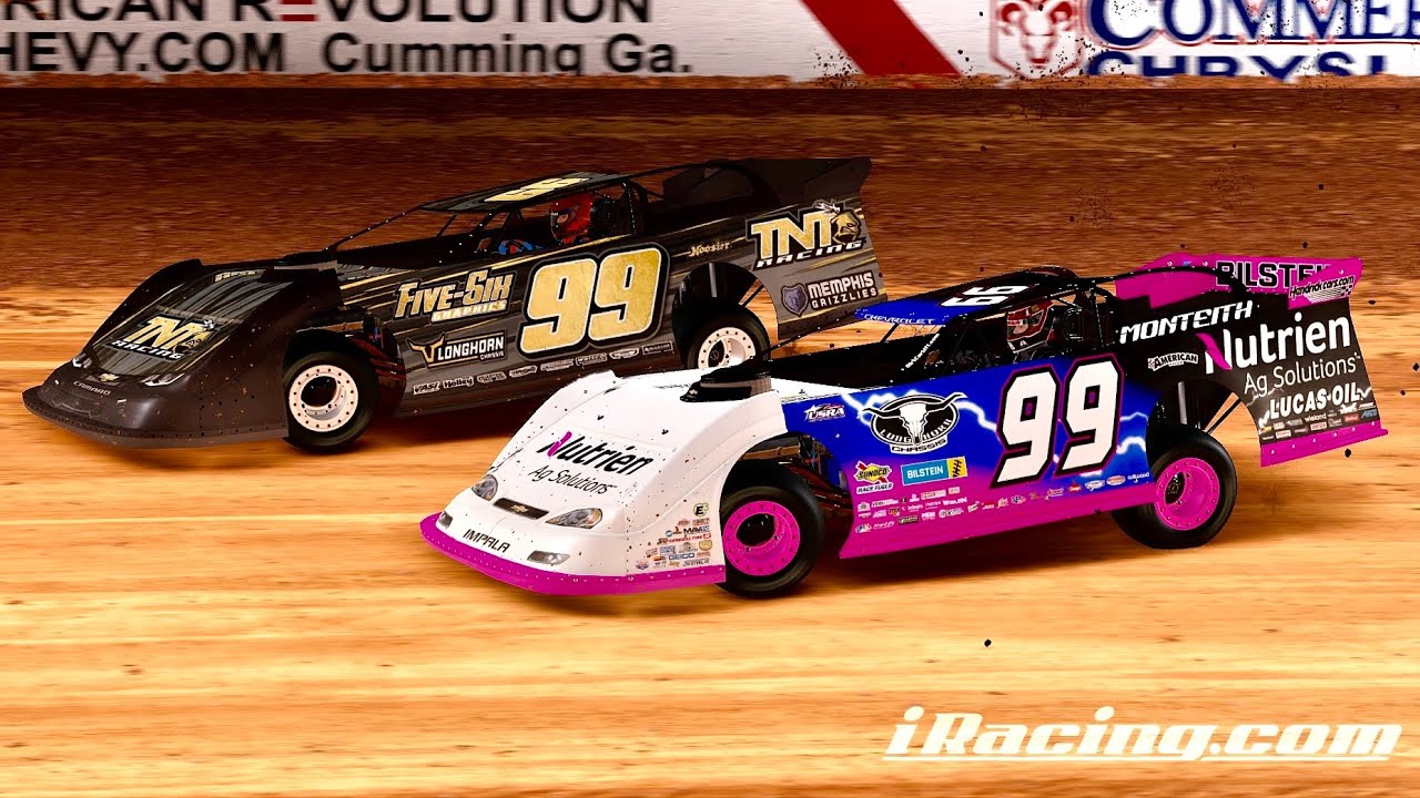 iRacing Dirt Limited Late Models at Lanier - YouTube
