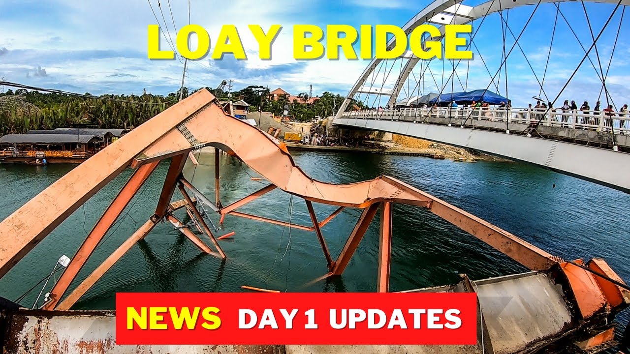 Collapsed Bridge in Bohol | The Next Day - YouTube