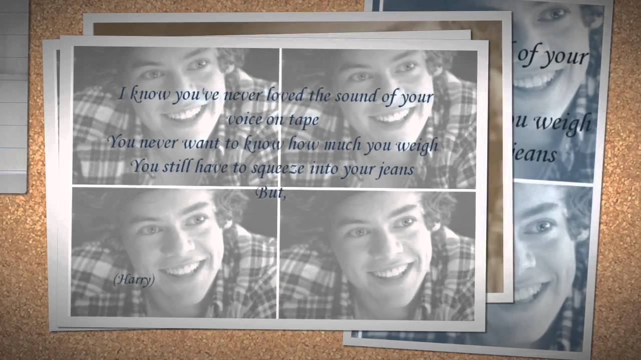 Little Things-One Direction (Lyric+Pic Video) - YouTube