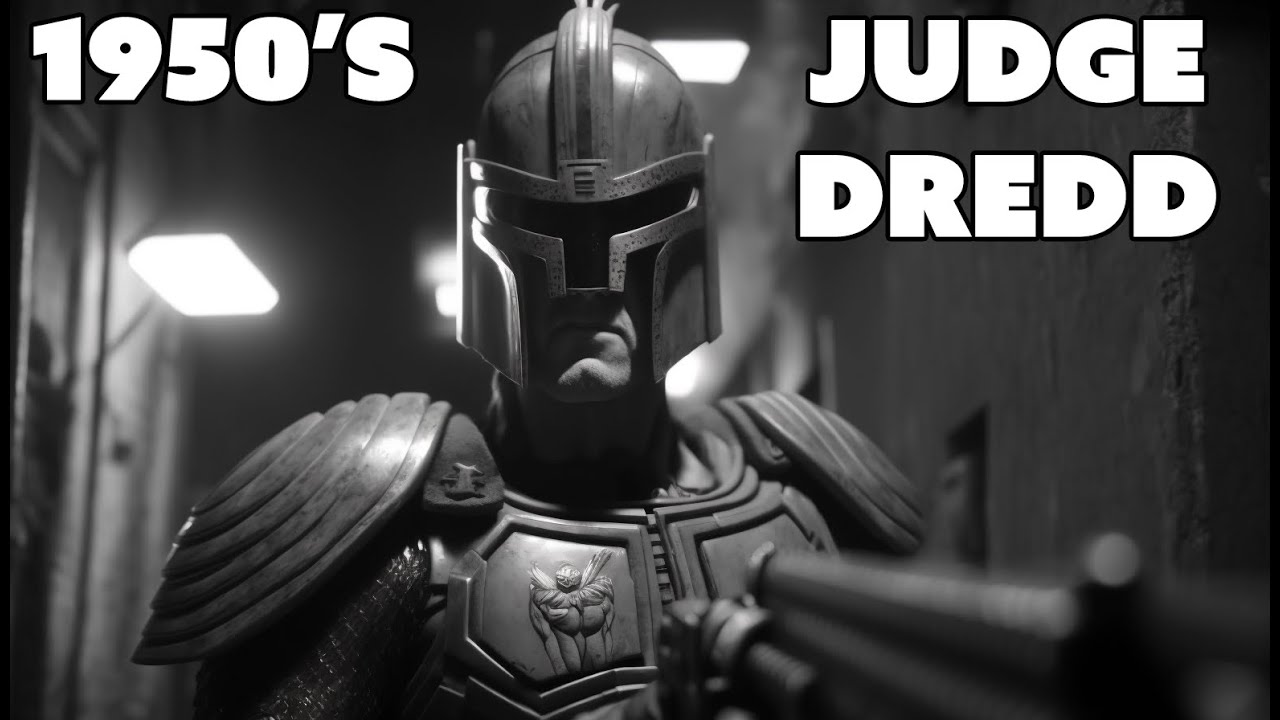 How Judge Dredd Would Look as a 1950's Film - AI Generated Images - YouTube