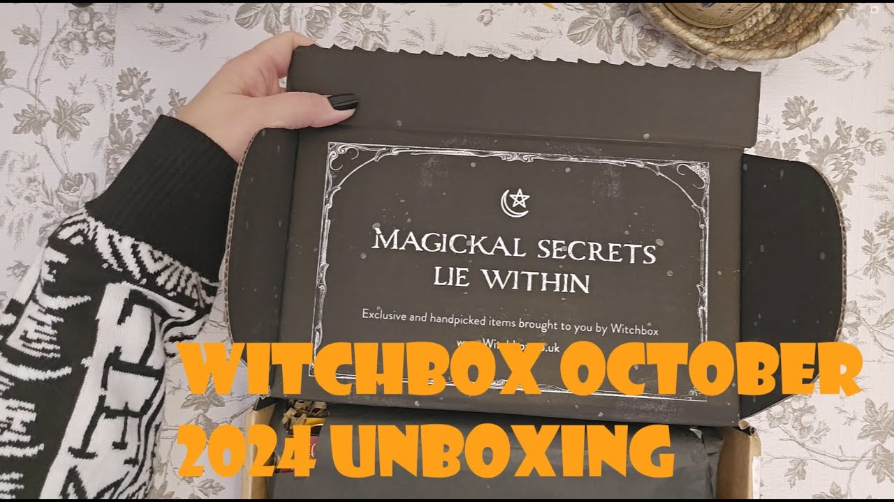 Witchbox | Magical Witch Subscription Box | October 2024 | Unbox With ...