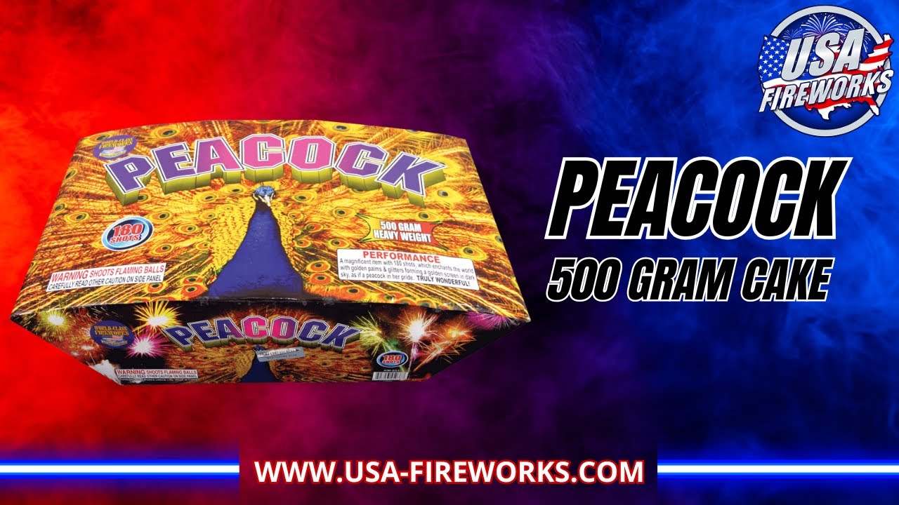 Peacock | USA Fireworks 🦚 Majestic Brilliance Unleashed! - YouTube
