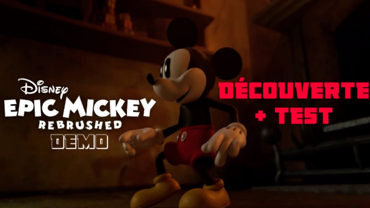 Disney Epic Mickey: Rebrushed - Demo [Découverte + Test] - YouTube