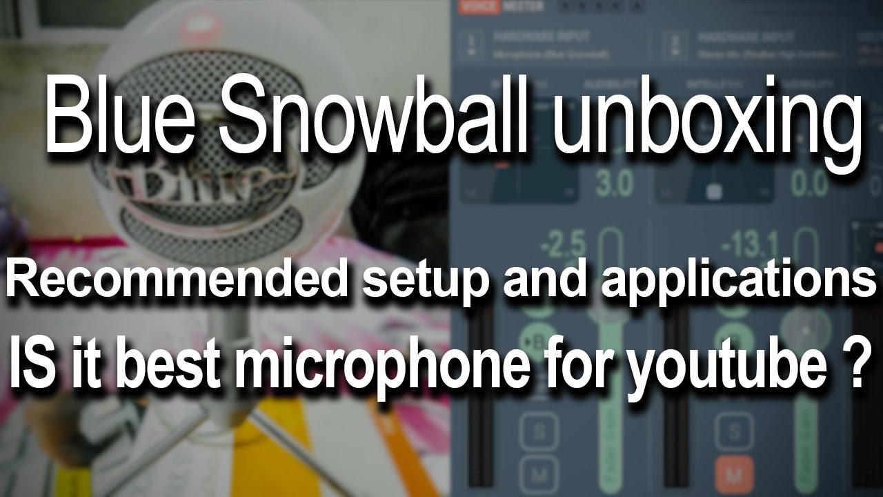 Best Recording Setup For Blue Snowball | Unboxing | Best Microphone for ...
