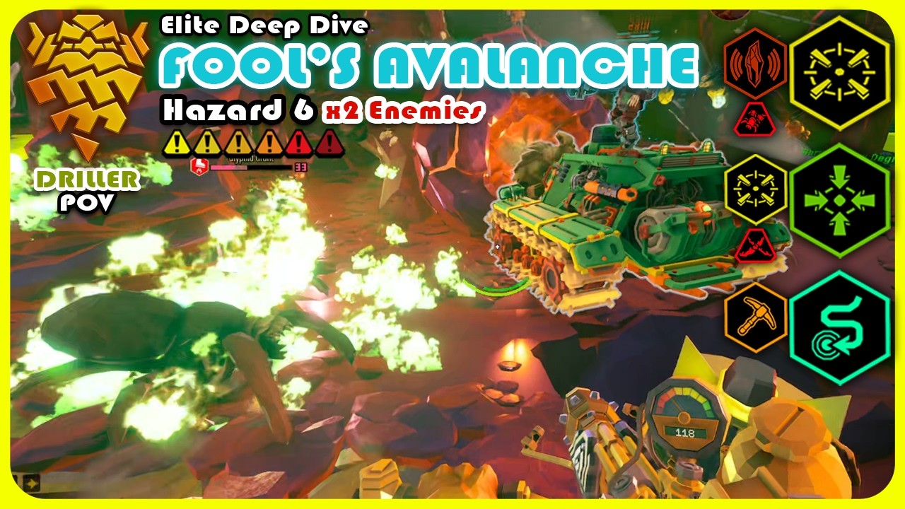 [DRG] Hazard 6x2 | Elite Deep Dive (Fool's Avalanche) | Driller PoV ...